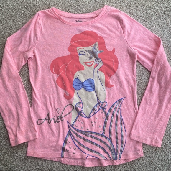 Disney | Shirts & Tops | Metallic Ariel Shirt | Poshmark